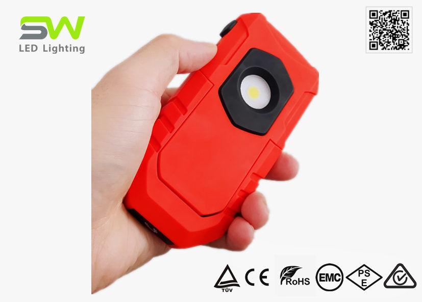 2w Usb Rechargeable Pocket Work Light With Led Torch Adjustable ...