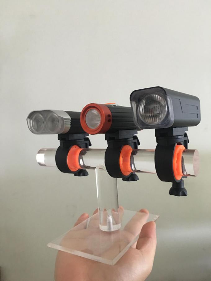 IP64 Waterproof Powerful Led Bike Lights Black Color Charged By 4*AA ...