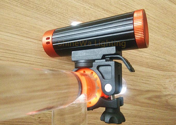200 Lumen IP64 Powerful Led Bike Lights 200m Beam Distance Adjustable Mount
