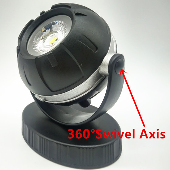 Cordless Flexible Led Inspection Light With 360° Rotating Stand And ...
