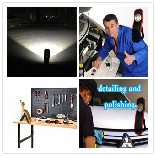 Handheld Led Inspection Lamp Rechargeable With Adjustable Magnet Stand ...