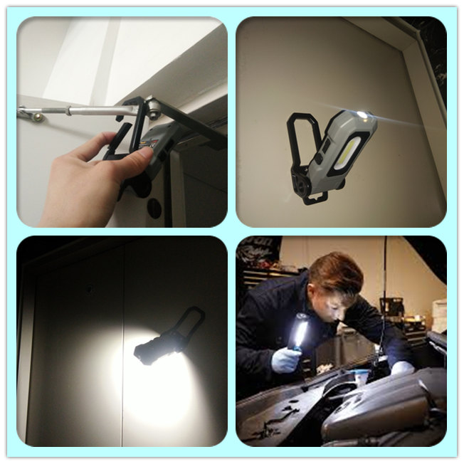 Flexible Rechargeable LED Work Light , LED Handheld Inspection Work Light