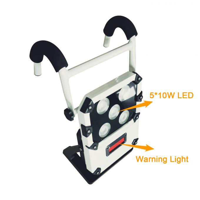 50W LED Rechargeable Flood Light Work Light Portable Standing Lamps