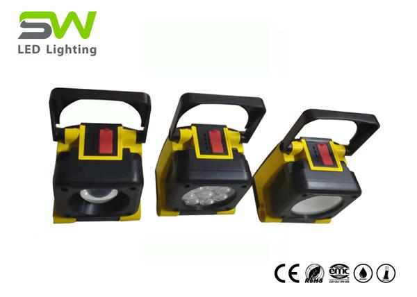 High Lumen Handheld 25W Magnetic Led Work Lamp With Rotating Beam Angles