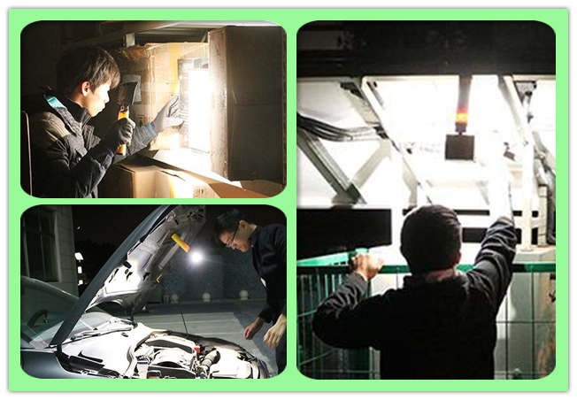 Small Rechargeable Led Work Light Magnetic Inspection Lamp With Wall ...