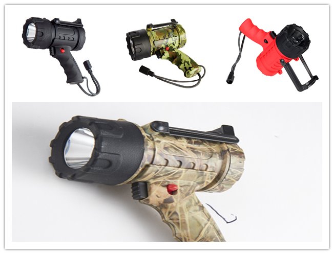 IP66 Waterproof Rechargeable 3W Cree LED 300 Lumen Handheld Led Spotlights