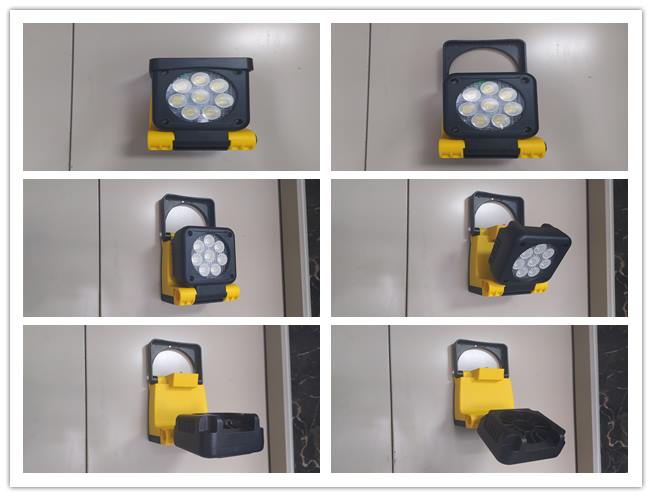 2300 Lumen Cordless AC Powered Flexible LED Inspection Light IP55 Site