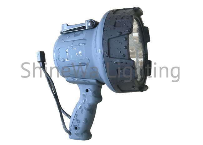 Waterproof Rechargeable Led Spotlight 1500 Lumen Handheld